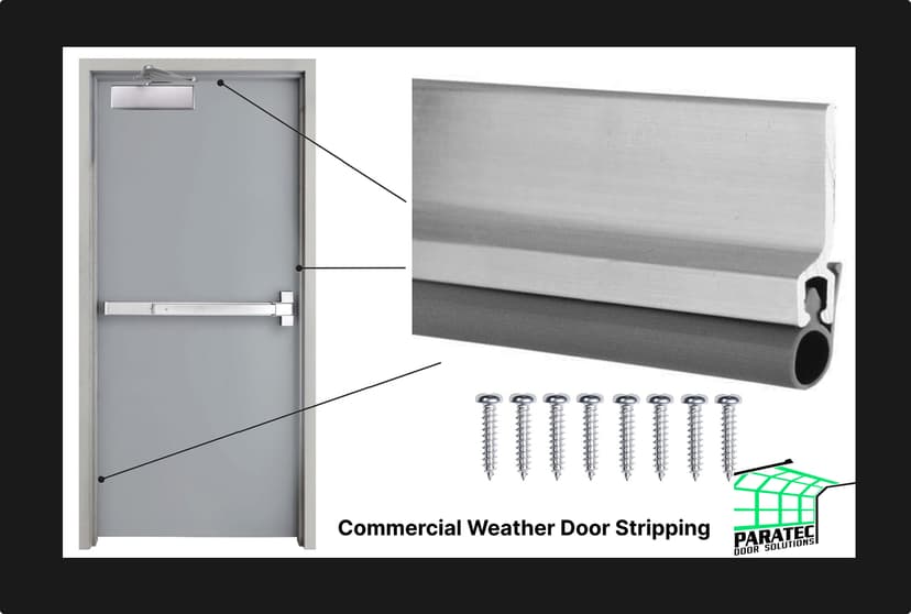 The Ultimate Guide to Commercial Metal Door Weather Stripping | Paratec